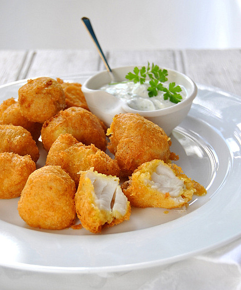 Cape-style Crispy Spiced Battered Fish Bites | Scrumptious South Africa