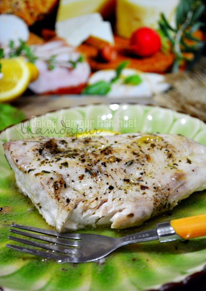 Ilham Dapur: Baked Hamour Fish Fillet