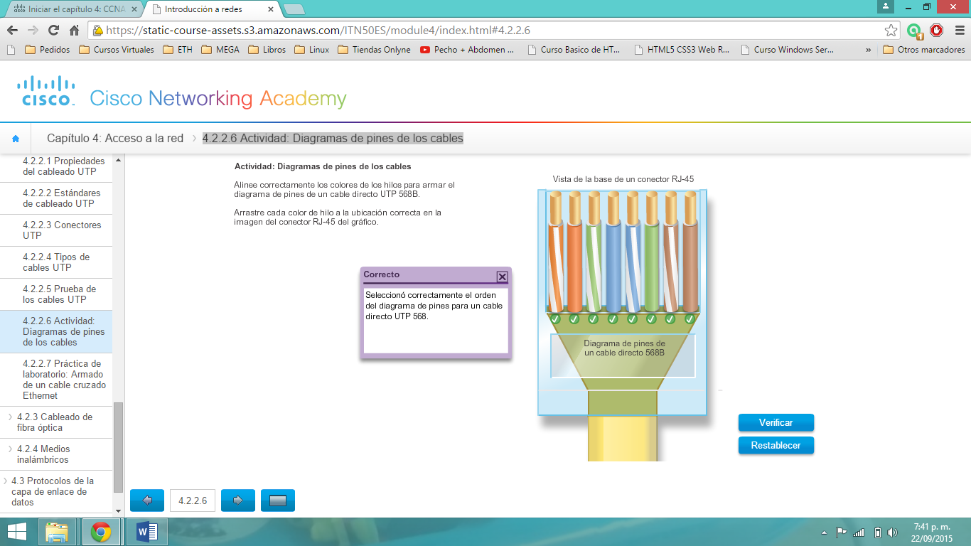 CISCO CCNA 1 v5.0: 4.2.2.6 Laboratorio