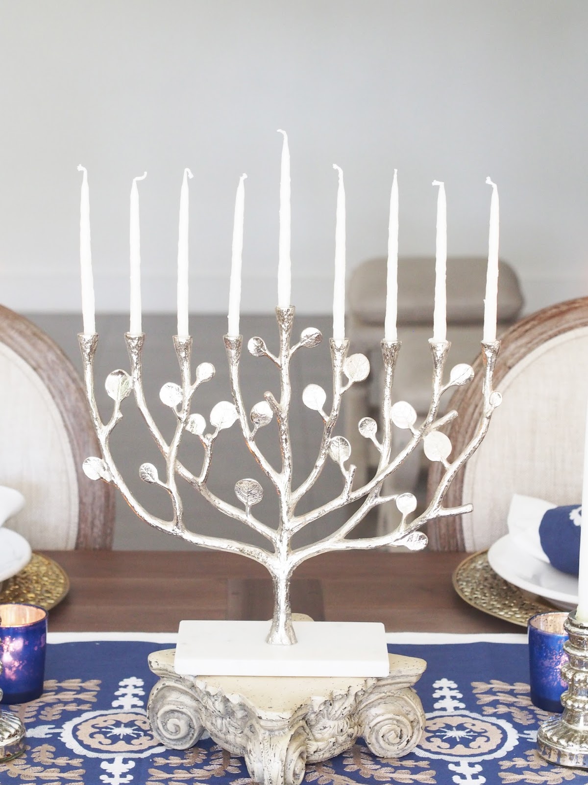 Typical Domestic Babe: Set The Table: Hanukkah Edition