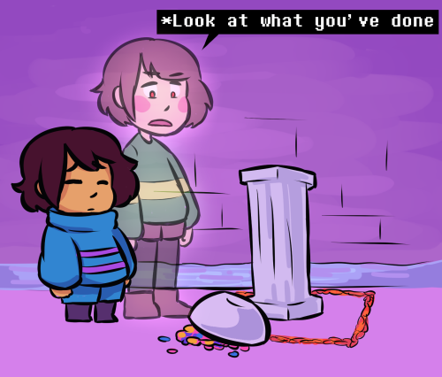 Undertale: AU - Flavor text Chara ~ Handlarz Iluzji
