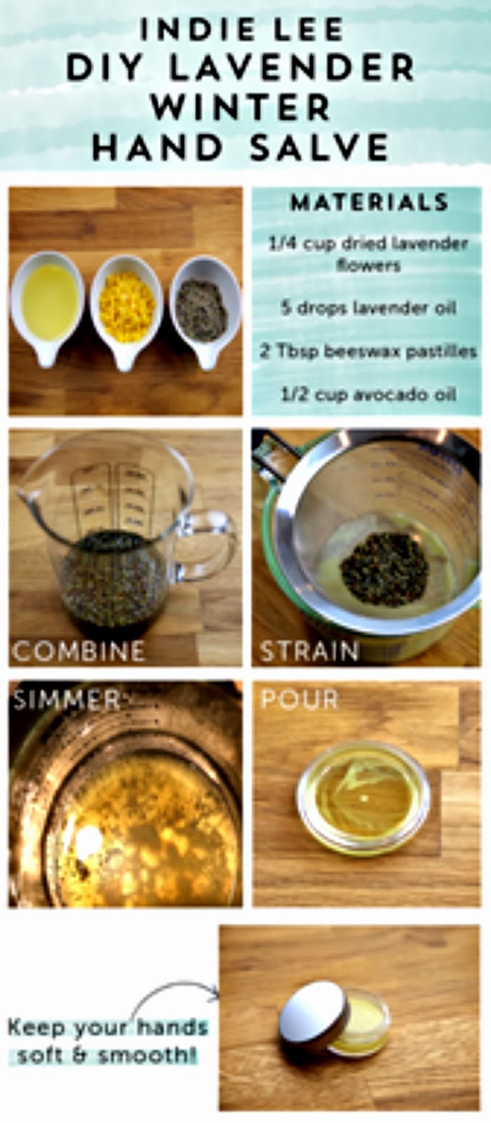 Indie Lee DIY Lavender Winter Hand Salve Recipe - A Midlife Wife