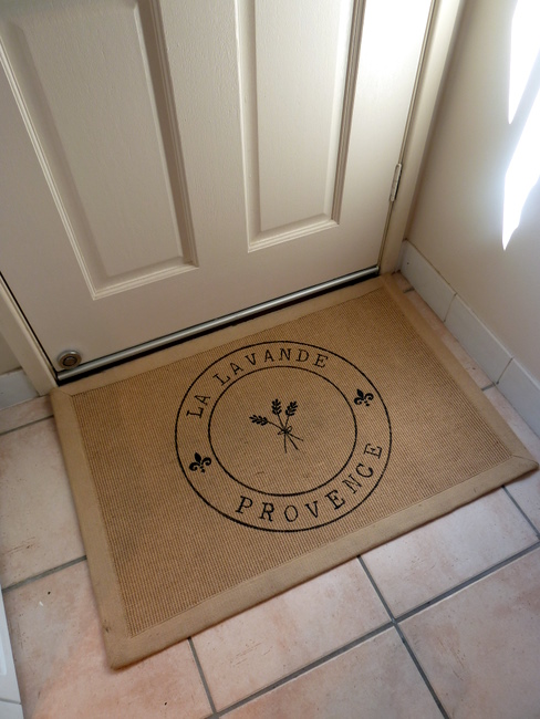 Stylish Settings: Painted Door Mat