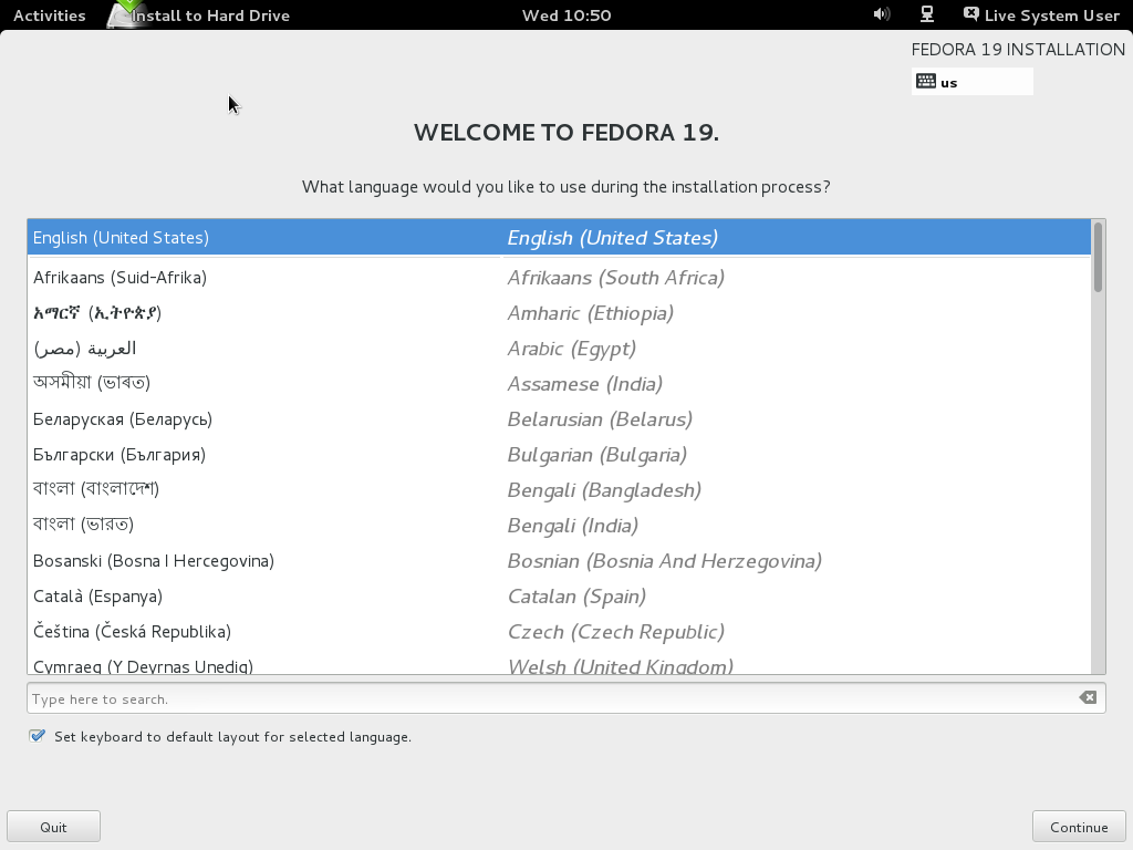 Install Fedora 19 on VirtualBox with Guest Additions