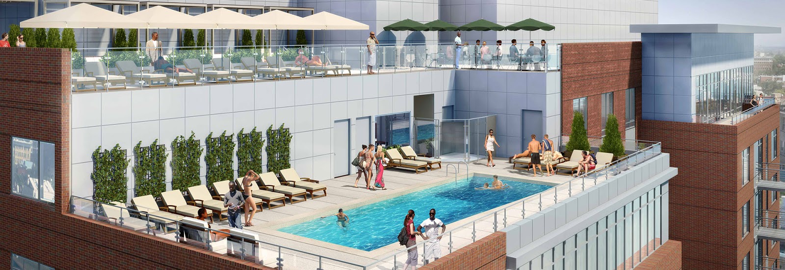 Rooftop Terrace Rooftop Swimming Pool Design