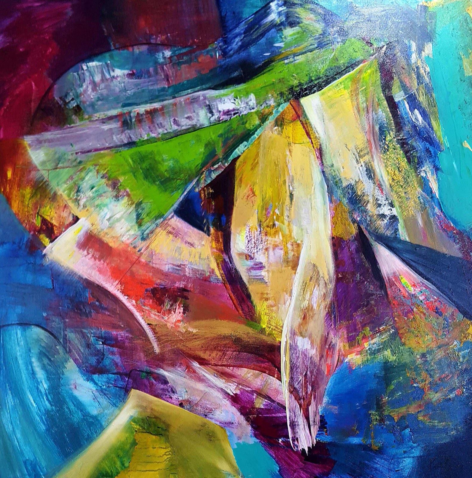 Resurrection Abstract Painting