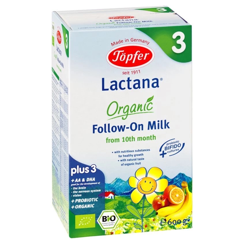 What are the organic formula milk found in Malaysia?