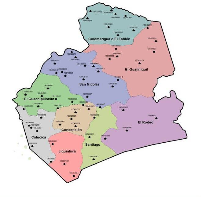 MAPAS ~ ALCALDÍA DE CONCEPCIÓN INTIBUCA 2014-2018