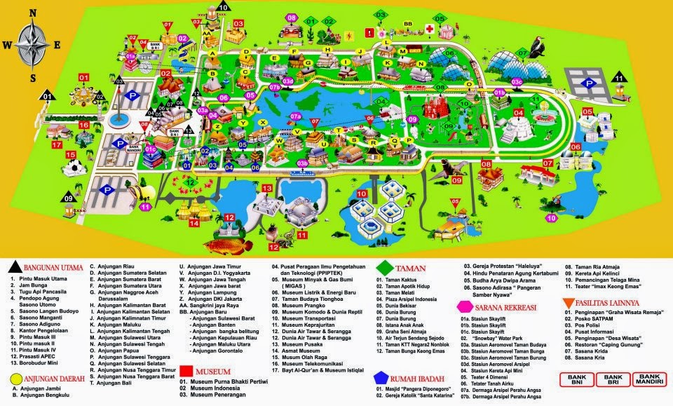 √ Taman Mini Indonesia Indah Miniatur Keragaman Indonesia - Tempat ...