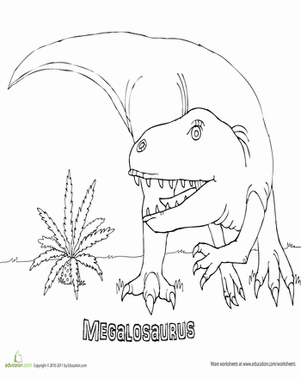Megalosaurus Coloring Pages Dinosaur - Best Coloring Pages For Kids