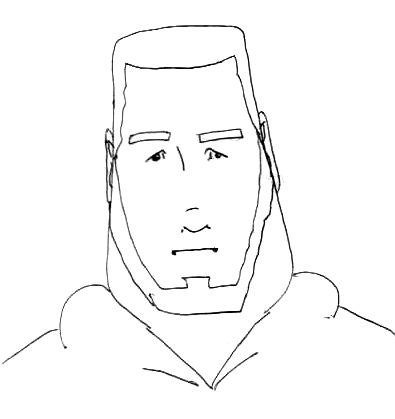 Seth Blackson's Portfolio: Drawing number 101 Block Head