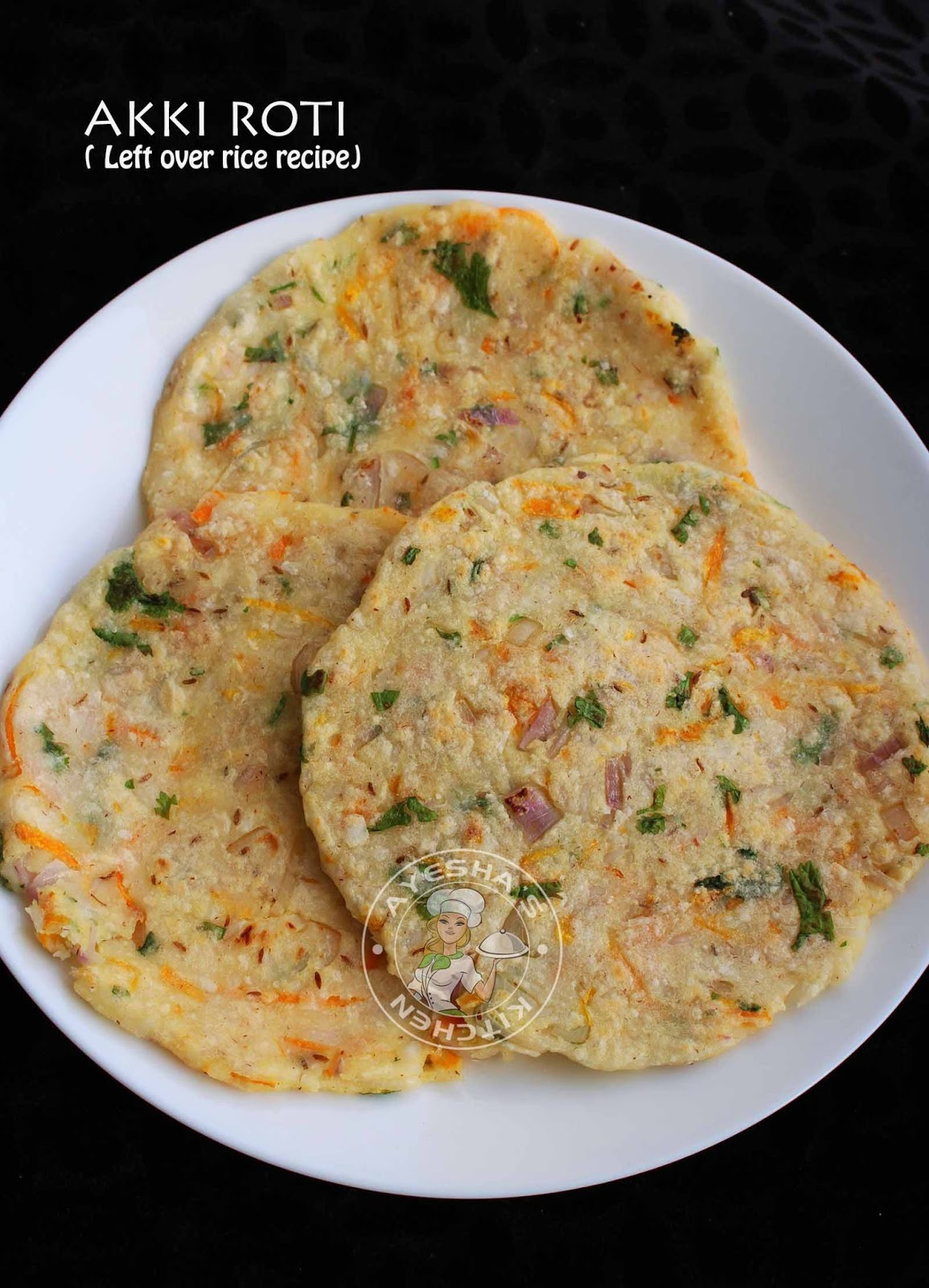 AKKI ROTTTI / LEFTOVER COOKED RICE RECIPES