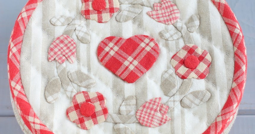 Круглая шкатулка / Round pouch - Вечерние посиделки