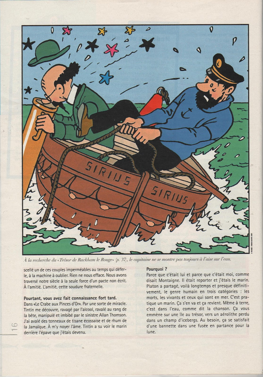 A F R O D I T E : LE CAPITAINE HADDOCK