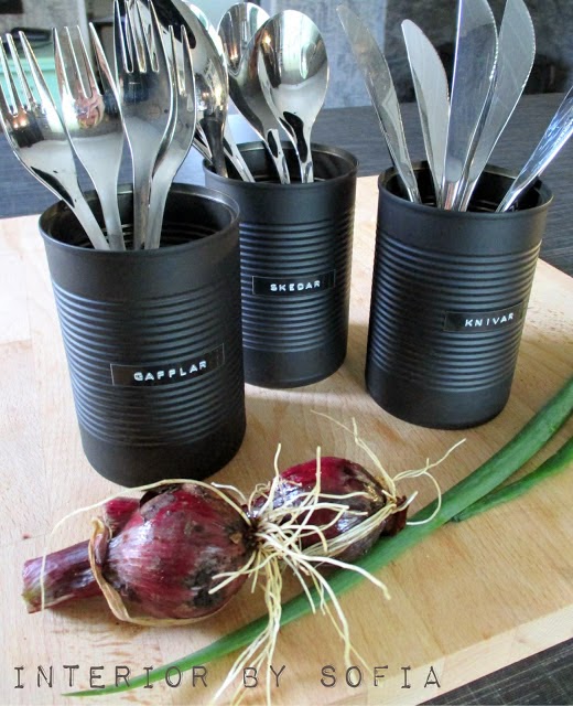 Drömgården: DIY - Recycling av konservburkar