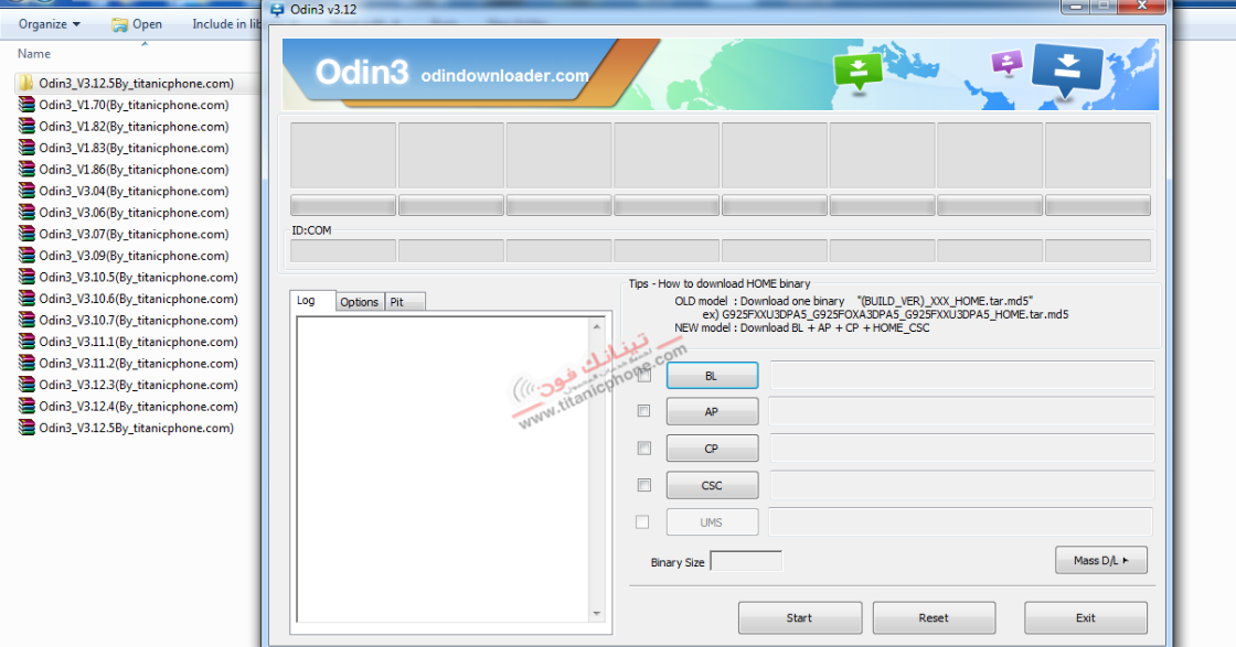 حمل الان جميع اصدارات برنامج Odin متجدد باستمرار - XDA150
