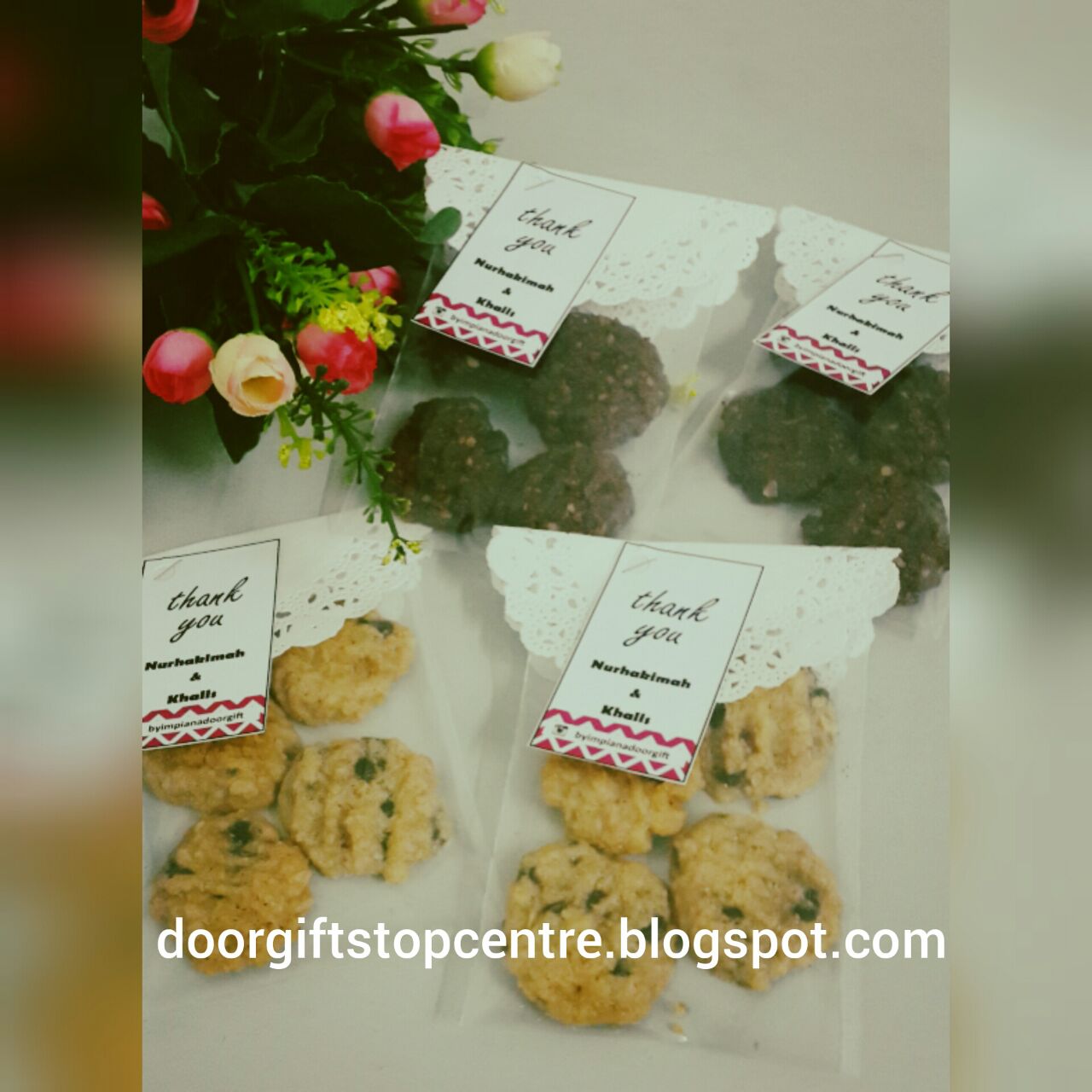 Door Gift For All Reason: CHOC CHIP COOKIES as DOORGIFT