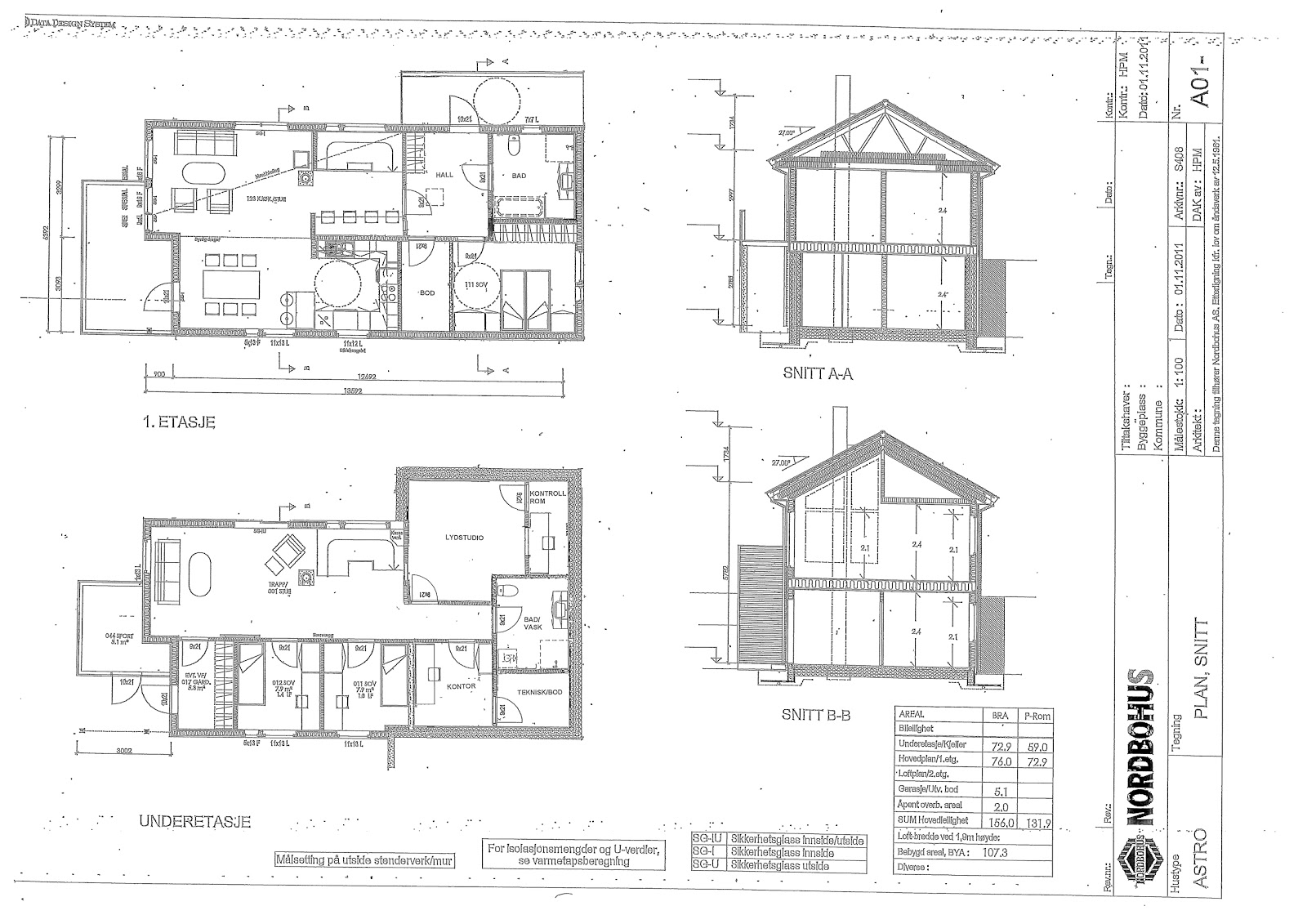Brasmeveien 8: Endelige tegninger ferdig