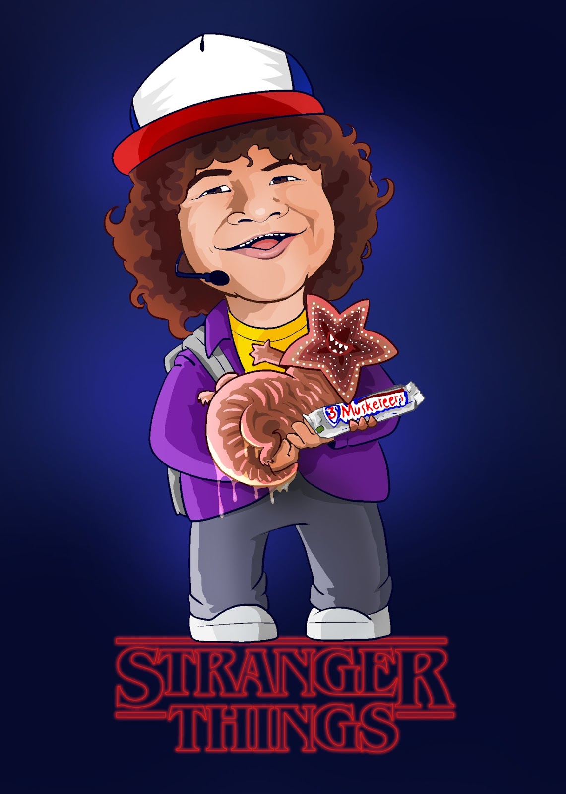 Mauro Vila Real Arte: Dustin - Stranger Things