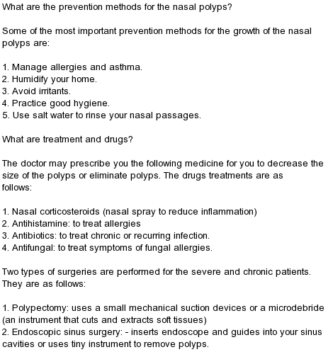 Nasal Polyps Treatment Guide