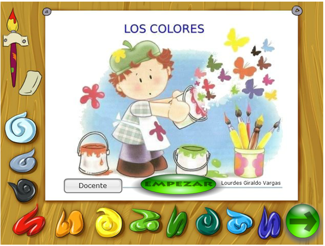Los Pequetics: Juego interactivo "Los colores"