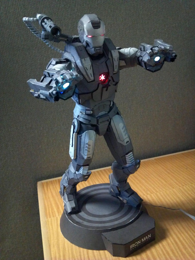 Iron Man - Poseable War Machine Papercraft | Papercraft Paradise ...