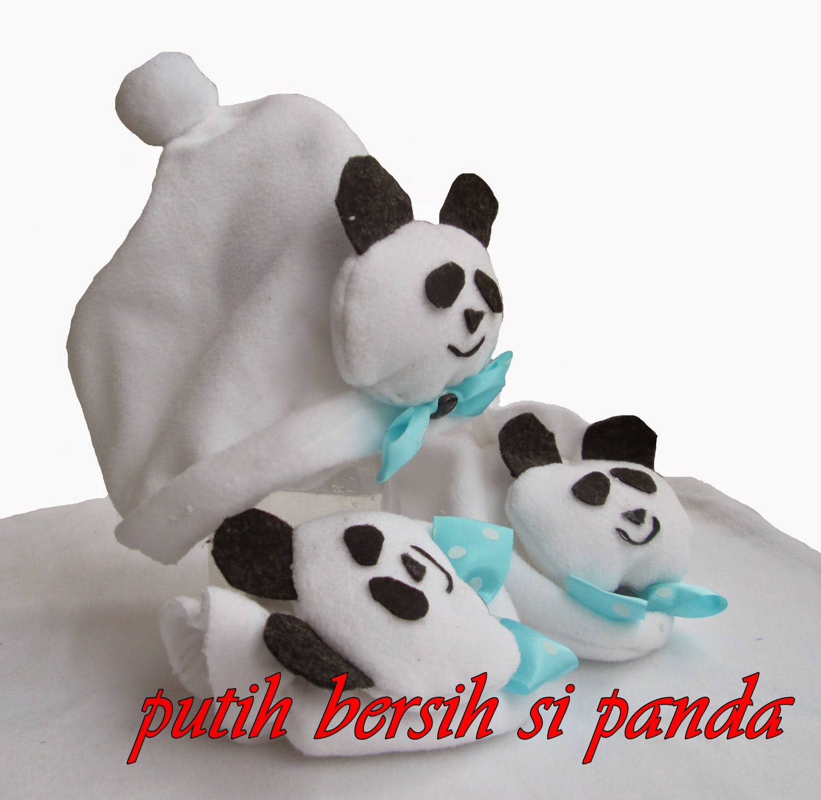 Jom Buat Sendiri.: simple DIY topi bayi comel. Panda (part 1)