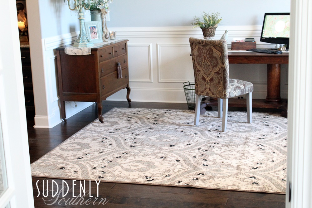 Suddenly Southern : New Rug In My Pretty Home Office...