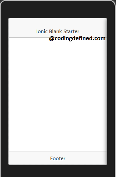 Page Structure of Ionic Apps - Coding Defined