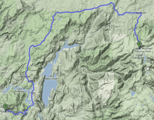 Cradle Mountain to Rosebery: from cradle to...mine. - In Tasmania ...