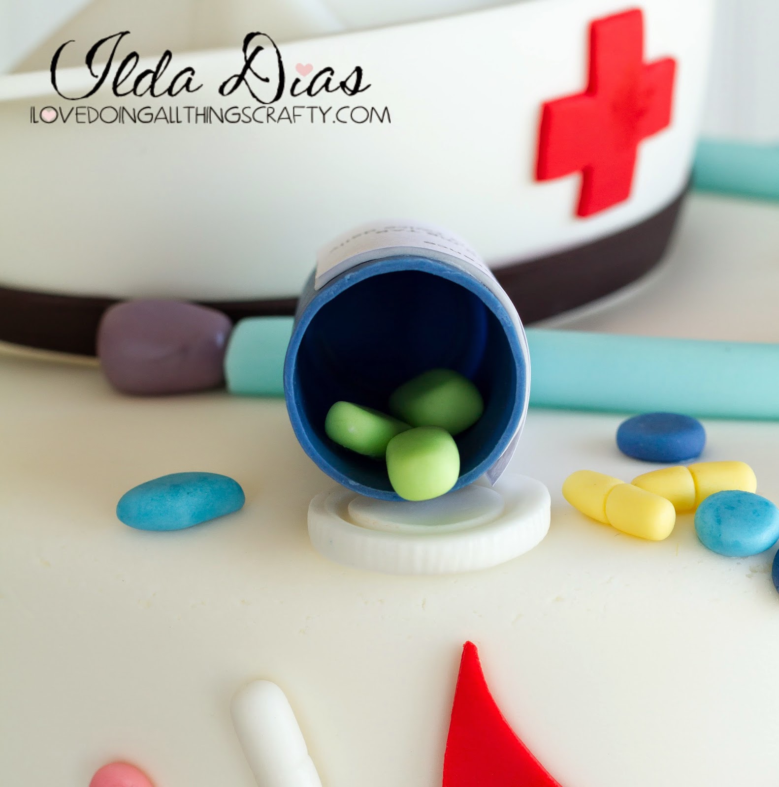 I Love Doing All Things Crafty: Nurse's Week Cake - Happy Birthday ...