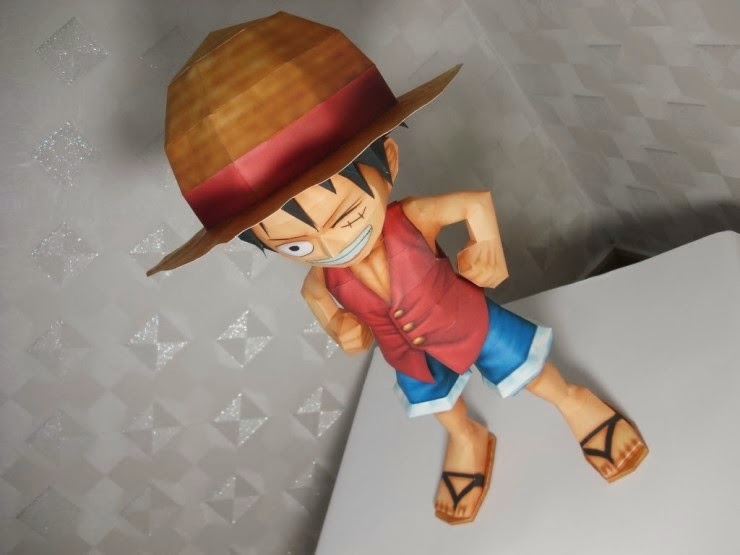 Monkey D Luffy Papercraft Mini | Papercraft Free Download And Paper ...