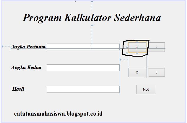 Tutorial Membuat Program Kalkulator Sederhana Menggunakan Java Netbeans ...