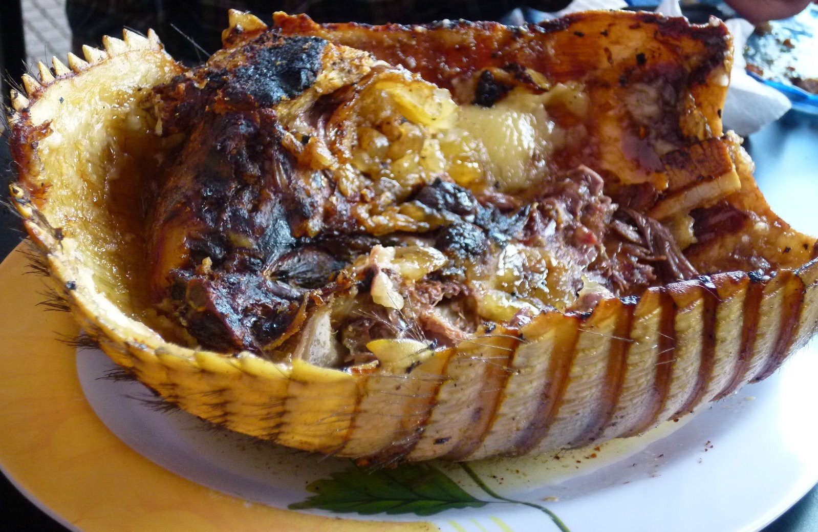 El Mundo en mil recetas: México. Armadillo en Chile Morita y Guacamole ...