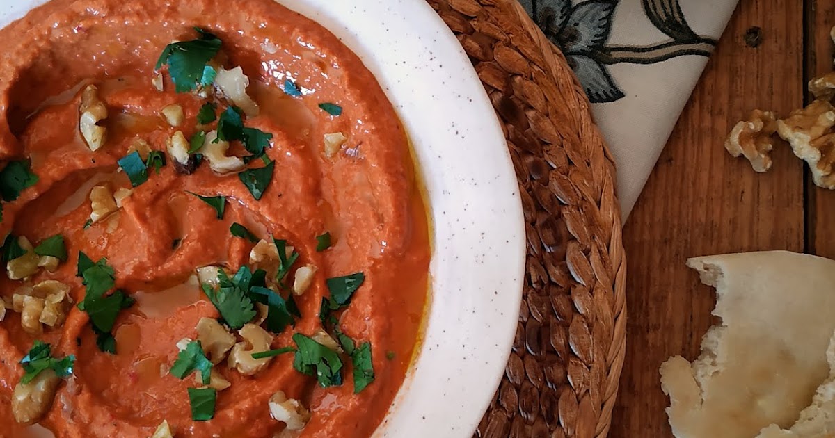 La Cocina de los Elfos: Muhammara (Paté de Pimientos Asados y Nueces)