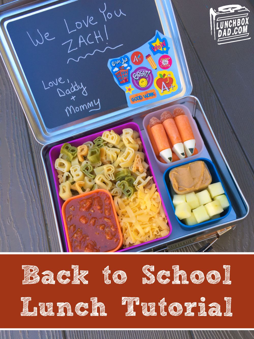 Lunchbox Dad: Back to School Lunch Tutorial