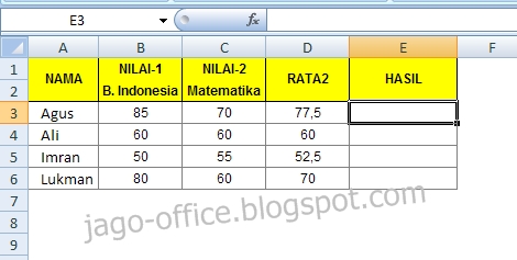 Rumus IF untuk Menguji Kebenaran Suatu Kondisi - Berbagi Tips Bermanfaat