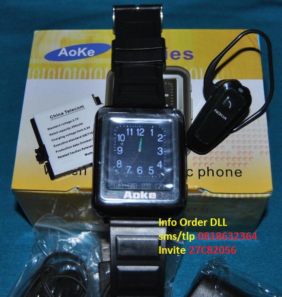 (JUAL) JAM TANGAN HANDphone Camera, Touch Screen, MP3,Radio, bluetooth ...