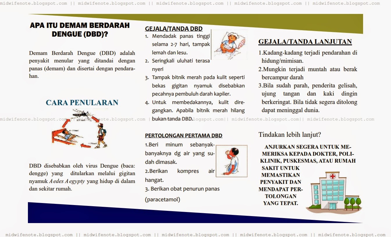 Kumpulan Materi Kebidanan: Leaflet Demam Berdarah Dengue (DBD) dan ...