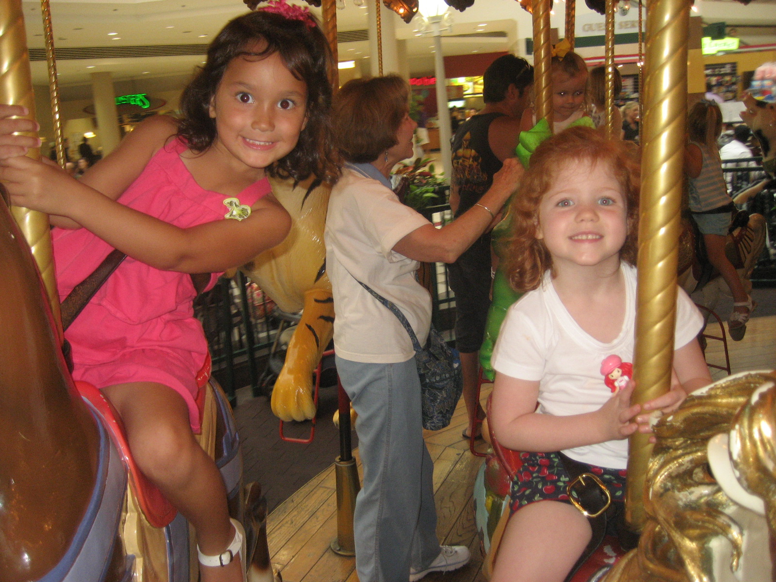 The Collier Girls: Blog Backlog: Reese & Emerson on the Carousel (7/15 ...