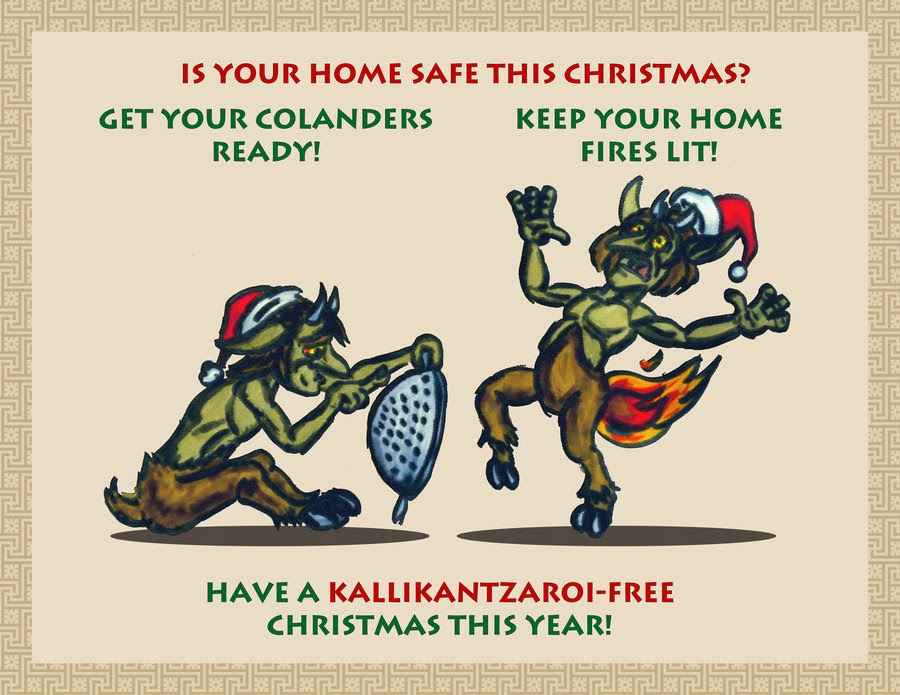 Kallikantzaroi - the Greek Goblins of Christmas