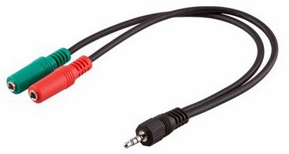 a life...: Cablu adaptor pentru casti cu microfon -> pentru laptop