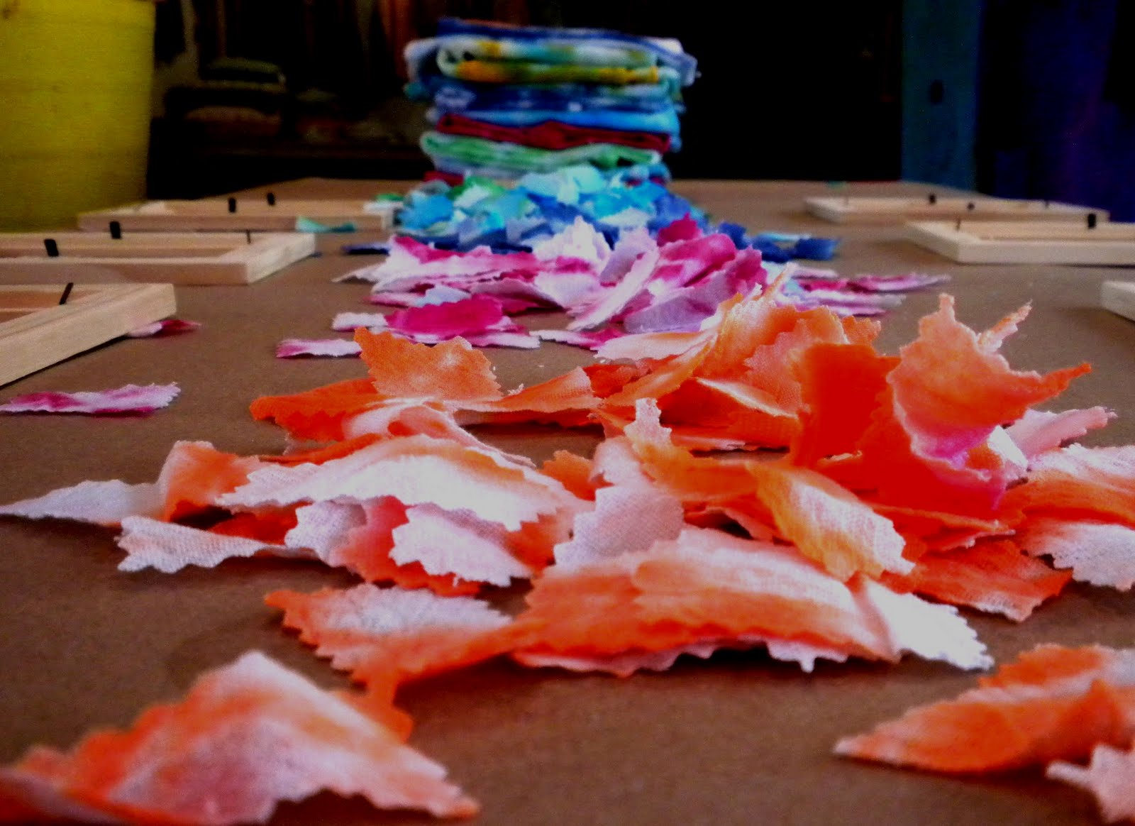 fabric frame photo | Beehive Art Studio