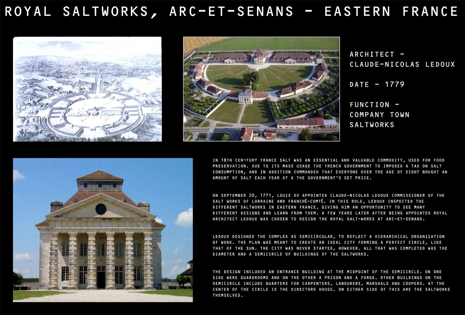 asc design: precedents. urban design. company town. saltworks - arc-et ...