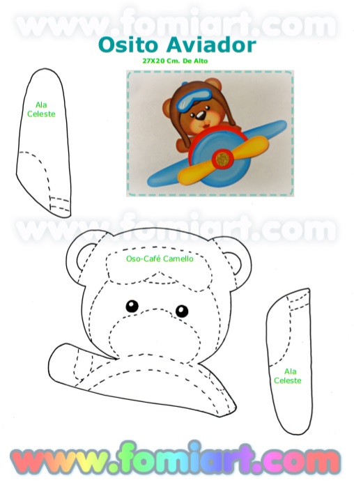 Moldes Gratis 2017: Ositos