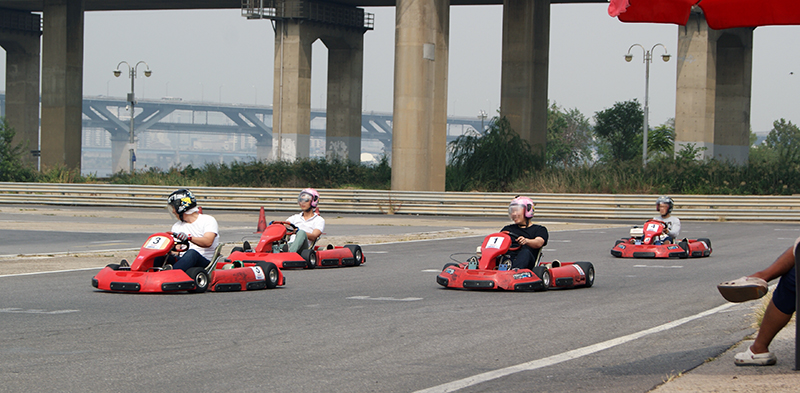 Touring Korea: Go karting at Korea Kart