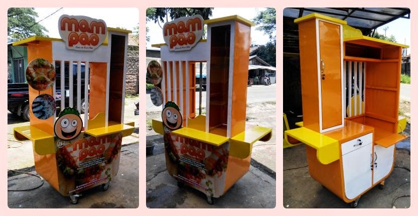 Gerobak Kue PAO Rp 3.700.000 | Gerobak Unik Bandung