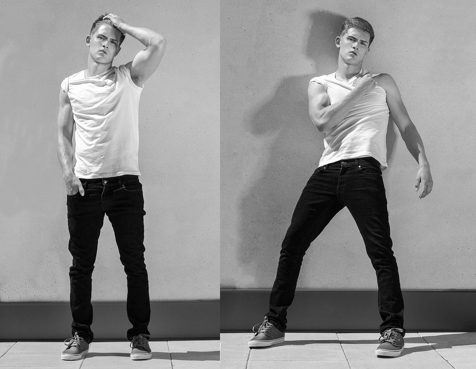 MALE MODEL PORTRAIT - JACKSON (ELMER OLSEN MODELS) BY EDWIN CABRERA