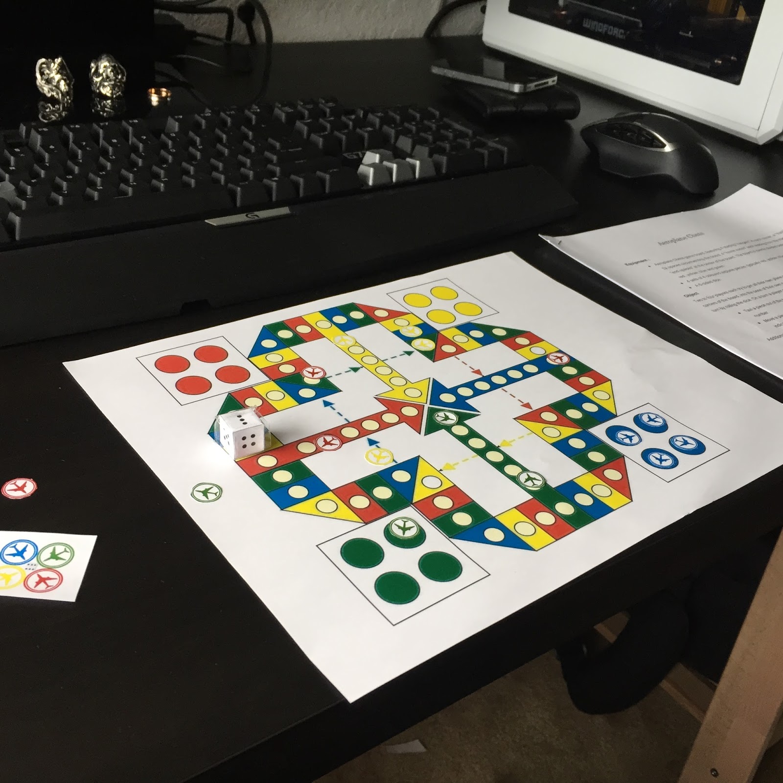 Zihan Wang's Art Process Blog: Game Deconstruction - Aeroplane Chess