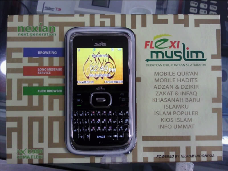 pusat hp & modem flexi surabaya: hp flexi muslim nexian c900 murah